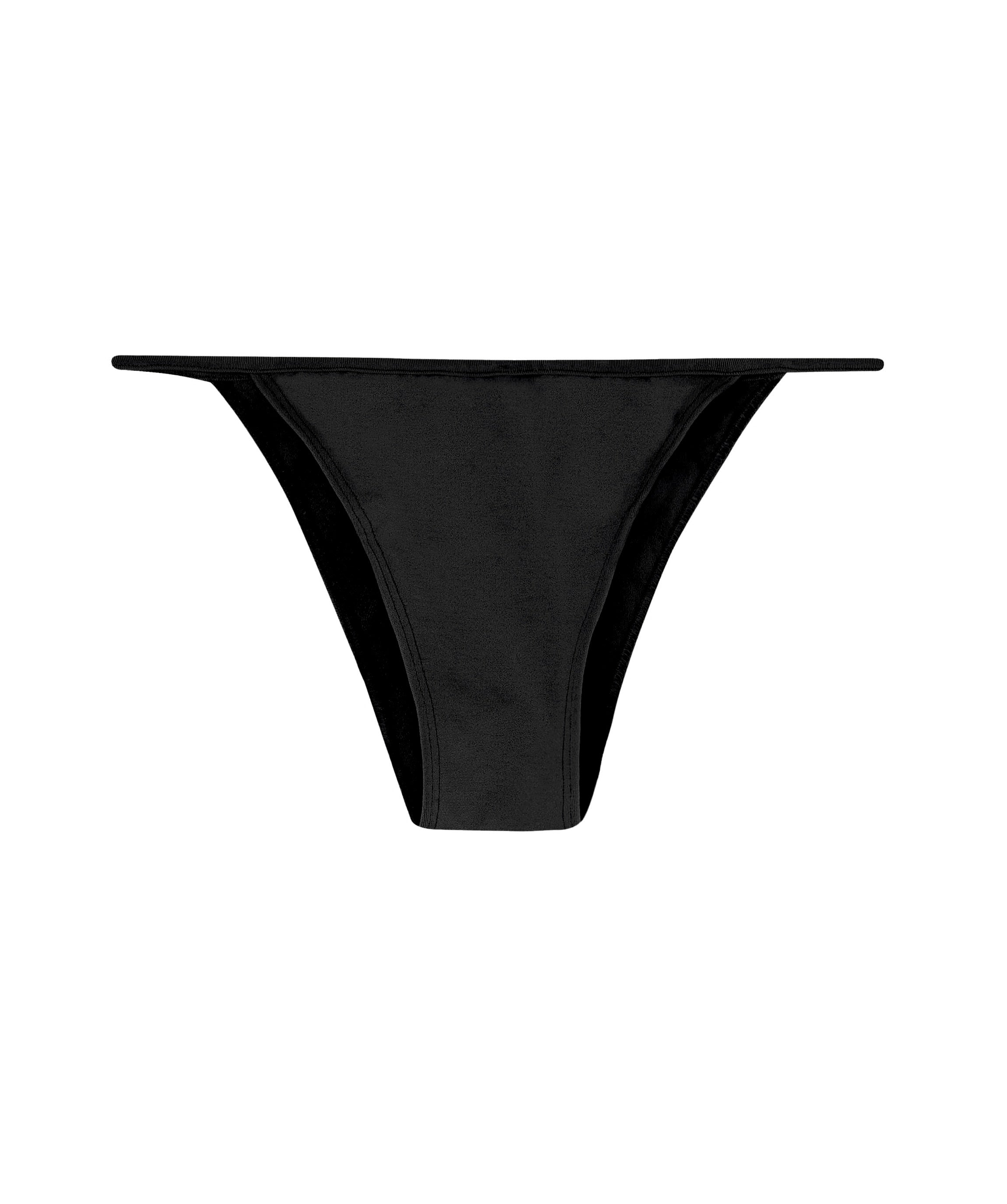 CAPTIVATING Black Top | Simple Bandeau Design | Knitted Ribbed Bands ...