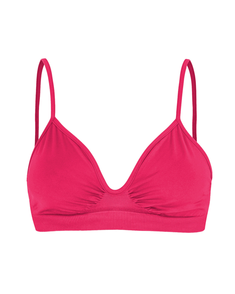 LIBERATED Fuchsia Bra Top | Soft & Comfortable Bralette for Plus Sizes ...