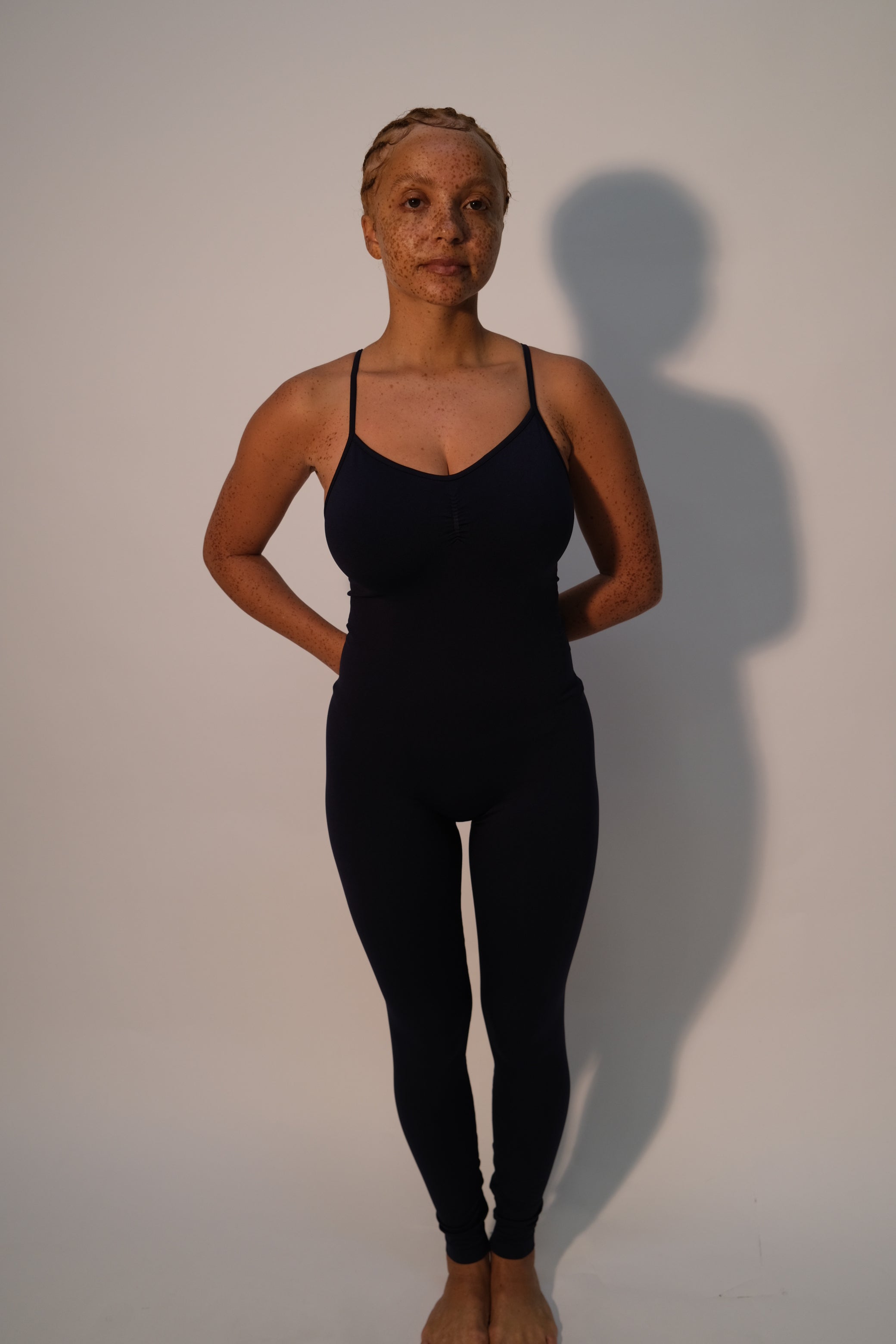 BALANCED Black Womens Unitard | Activewear Full Body Compression ...