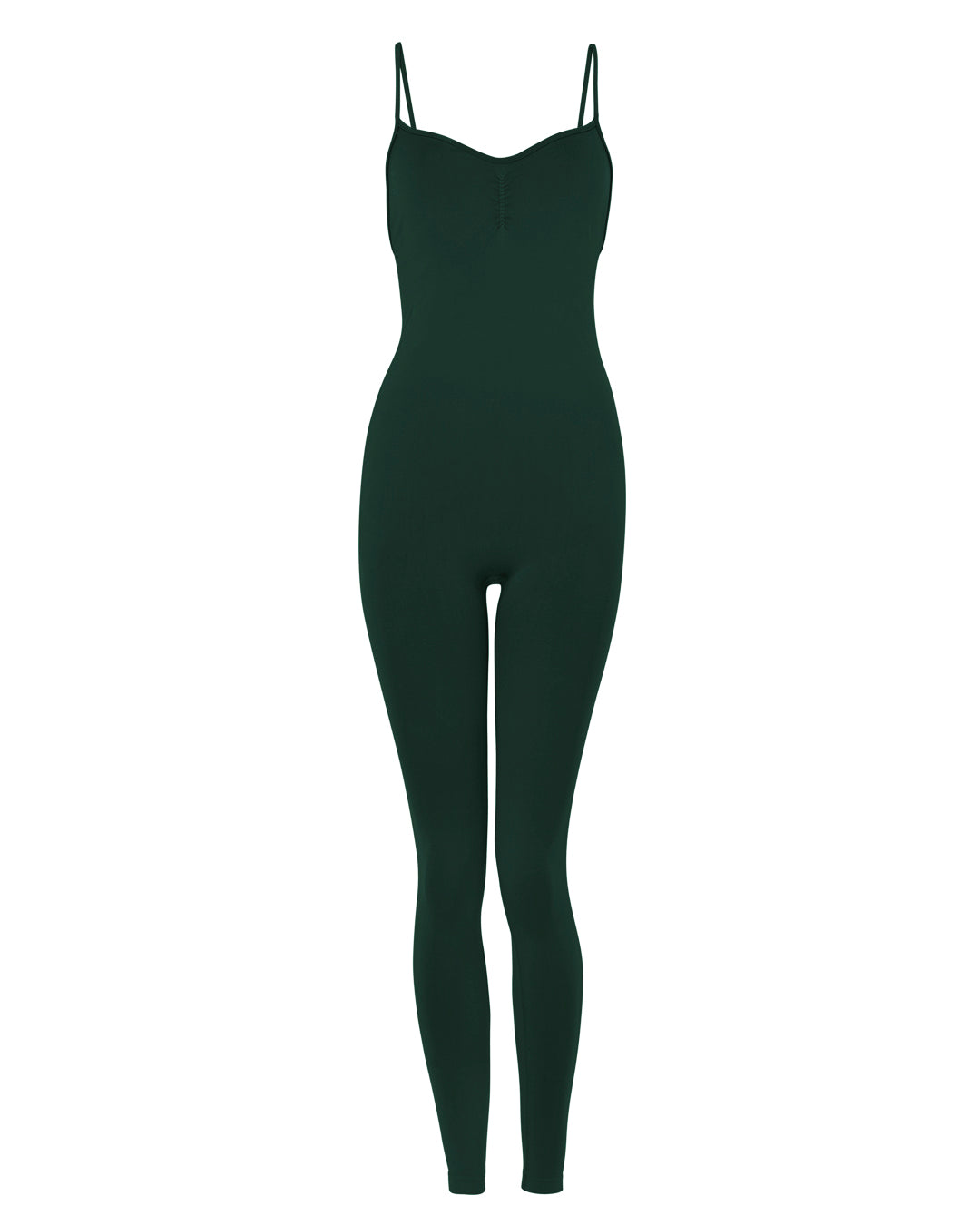 BALANCED Dark Green Unitard | Everyday to Workout Ready | Spaghetti ...