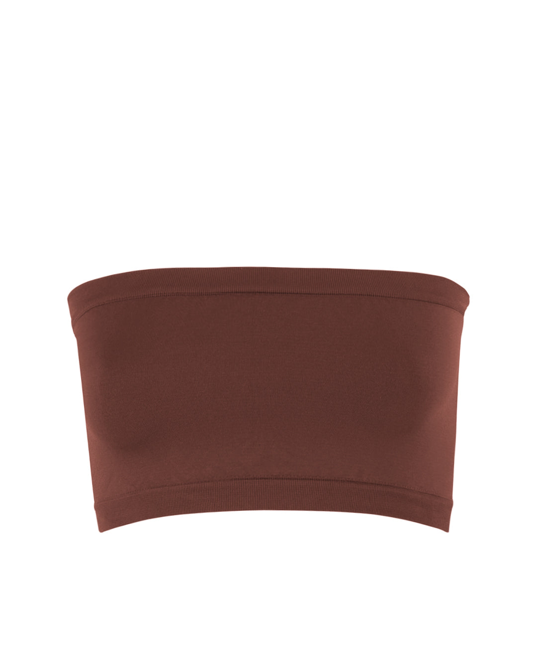 CAPTIVATING Maroon Top | Stylish Supportive Bandeau | Ribbed Knit for ...