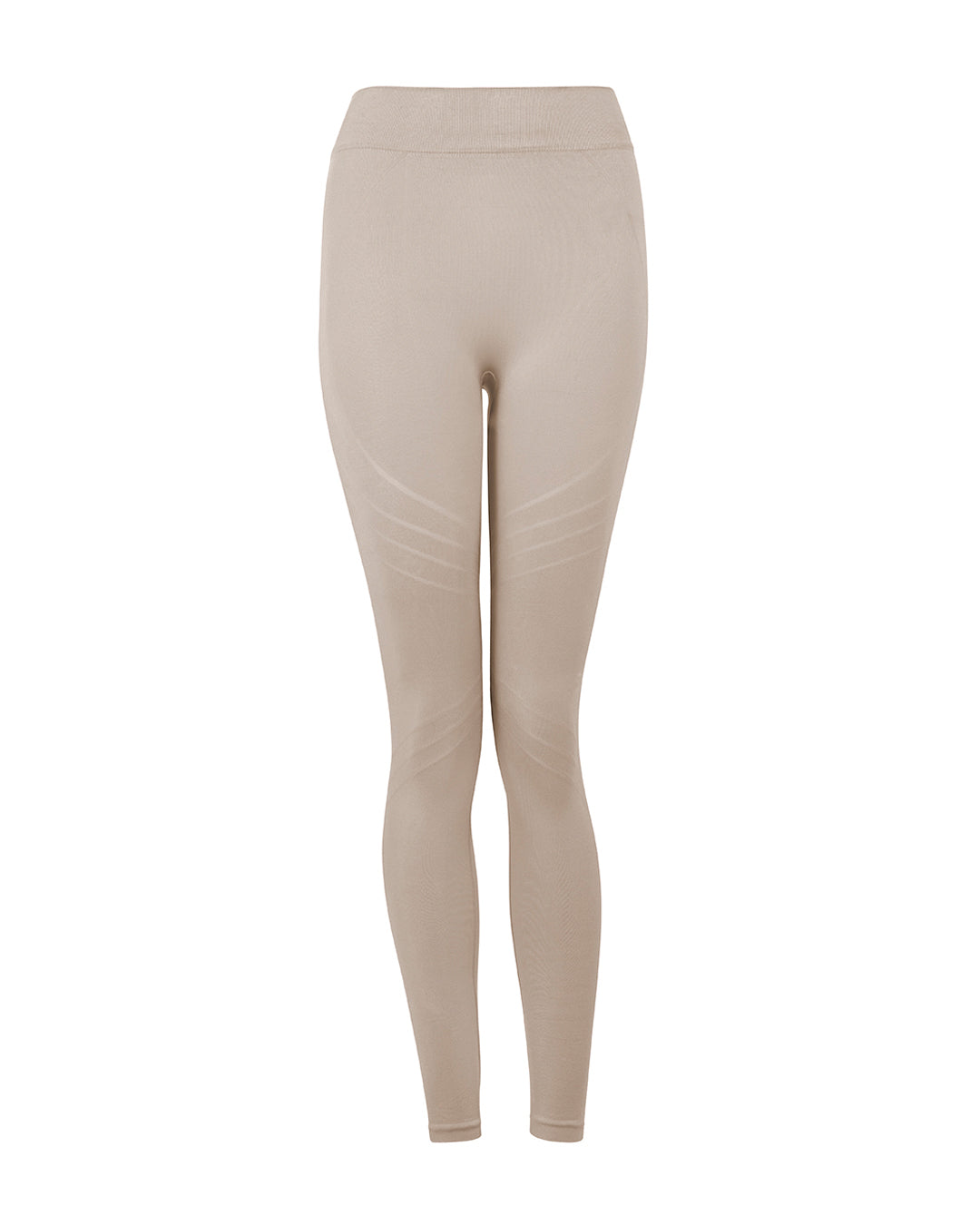 GLOWING Taupe One-Piece | Sporty High Neck, Low Cut Sides | Cross-Back ...