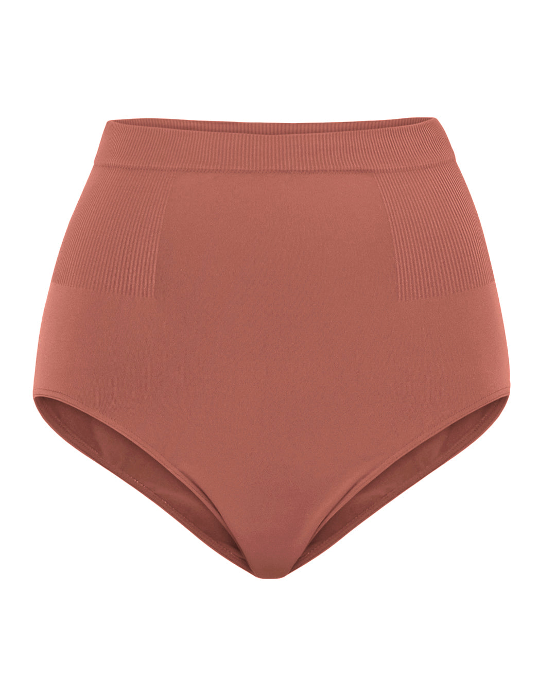 RADIANT Rusty Pink High-Waisted Bottoms | Supportive Ribbed Finish ...