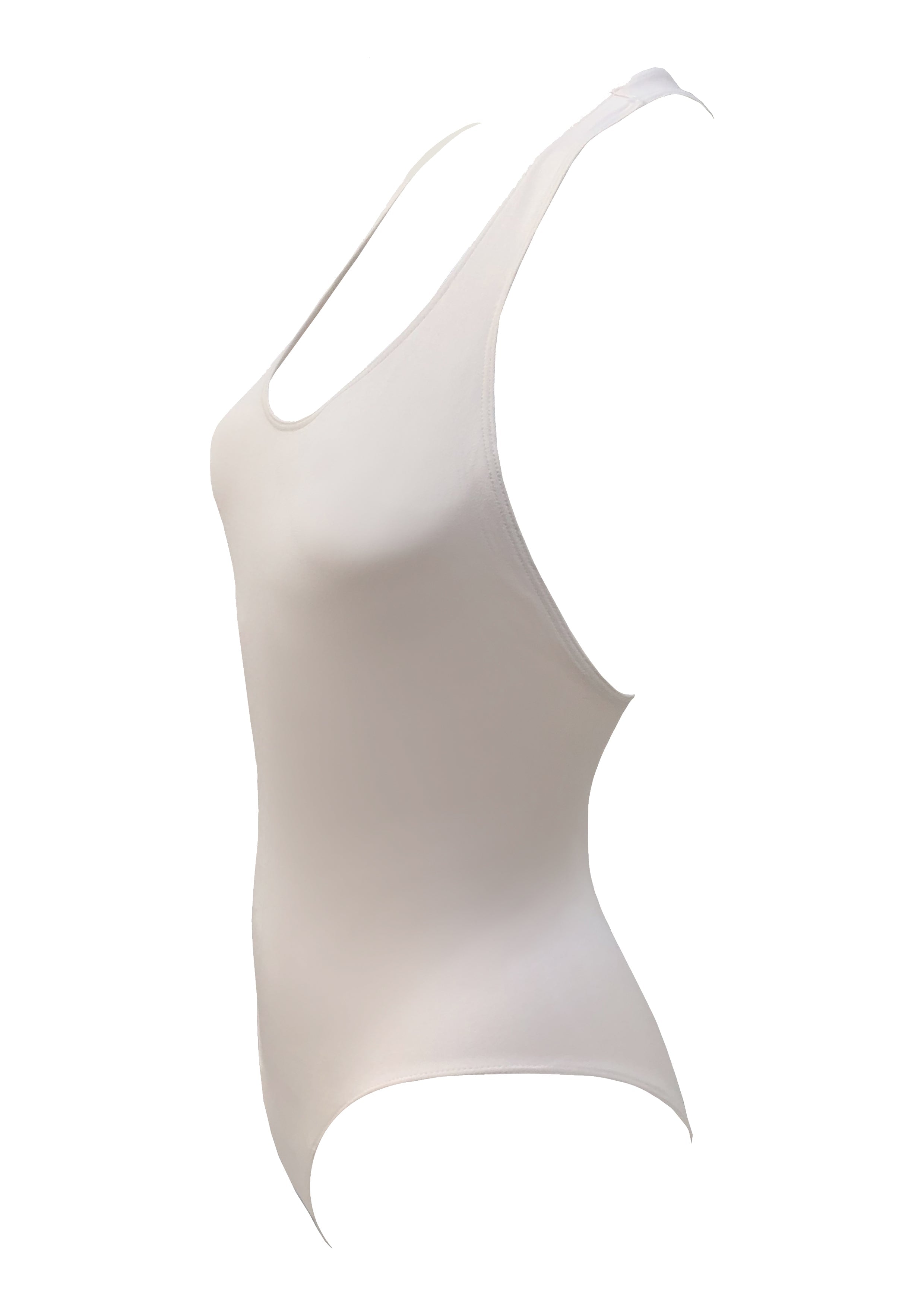 ZEALOUS Taupe One-Piece Swimsuit | Shaping & Sculpting Fit | Racer Back ...